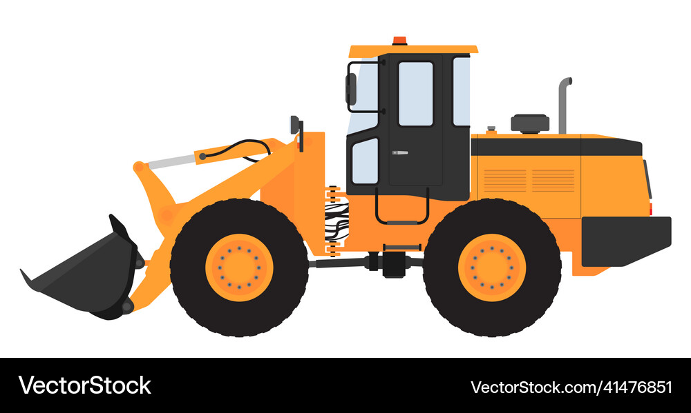 Color image of a loader on white background Vector Image