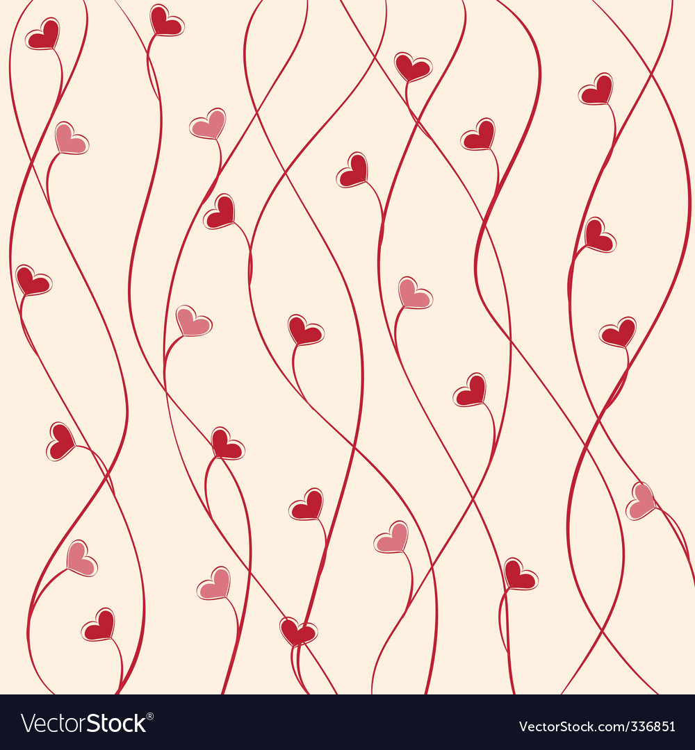 Heart pattern Royalty Free Vector Image - VectorStock