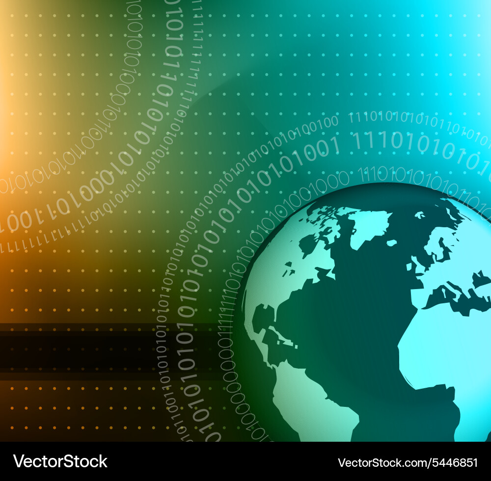 Infographics and high tech background for business