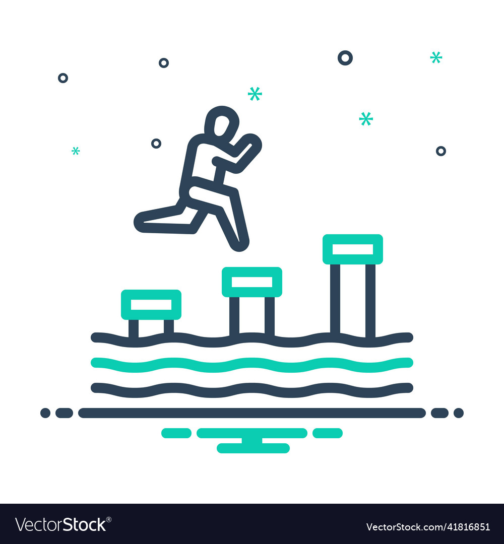 Jumping Royalty Free Vector Image - VectorStock