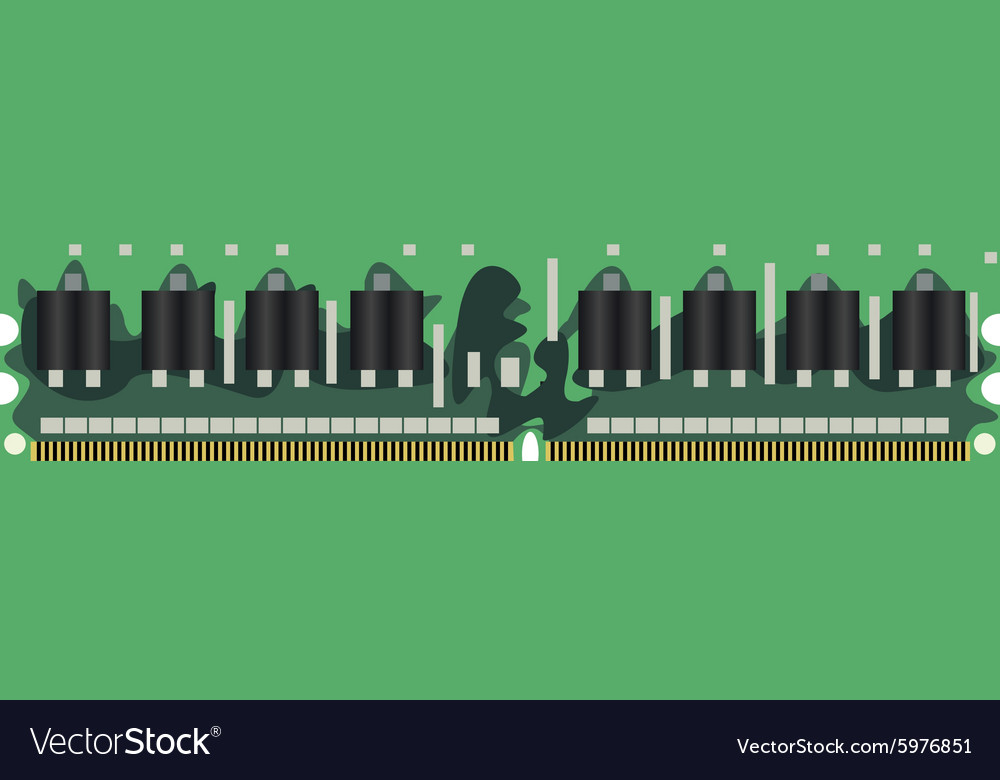 Operational memory Royalty Free Vector Image - VectorStock