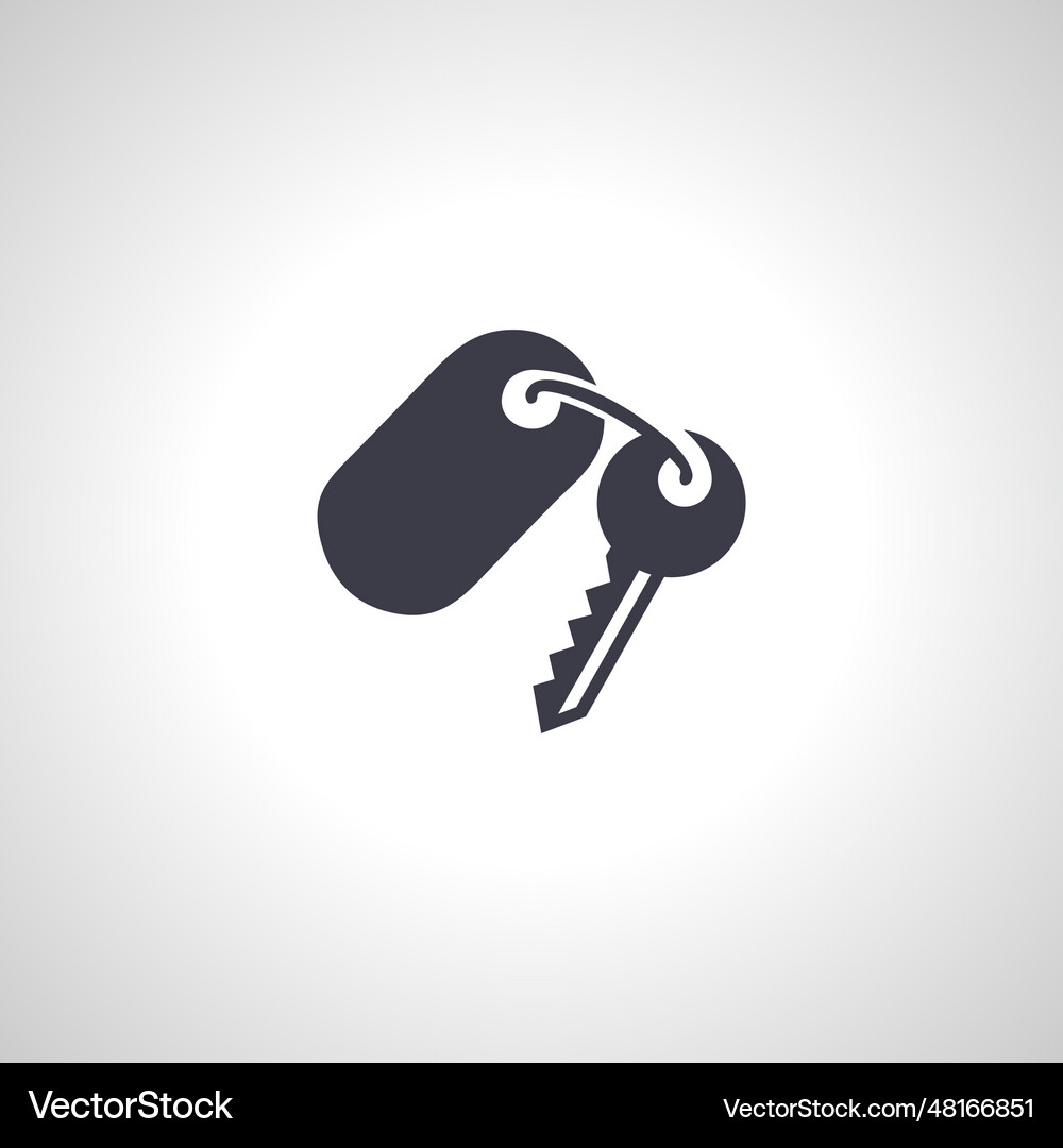 Room key icon hotel key icon Royalty Free Vector Image