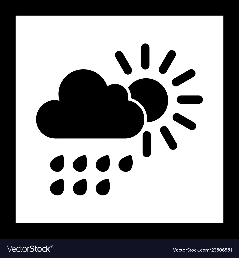 Summer rain icon Royalty Free Vector Image - VectorStock Summer rain icon Royalty Free Vector Image - VectorStock