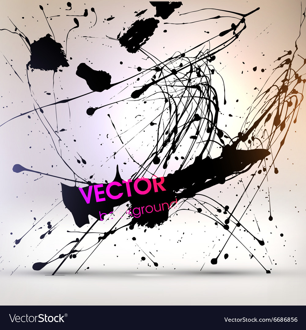 Paint splash background Royalty Free Vector Image