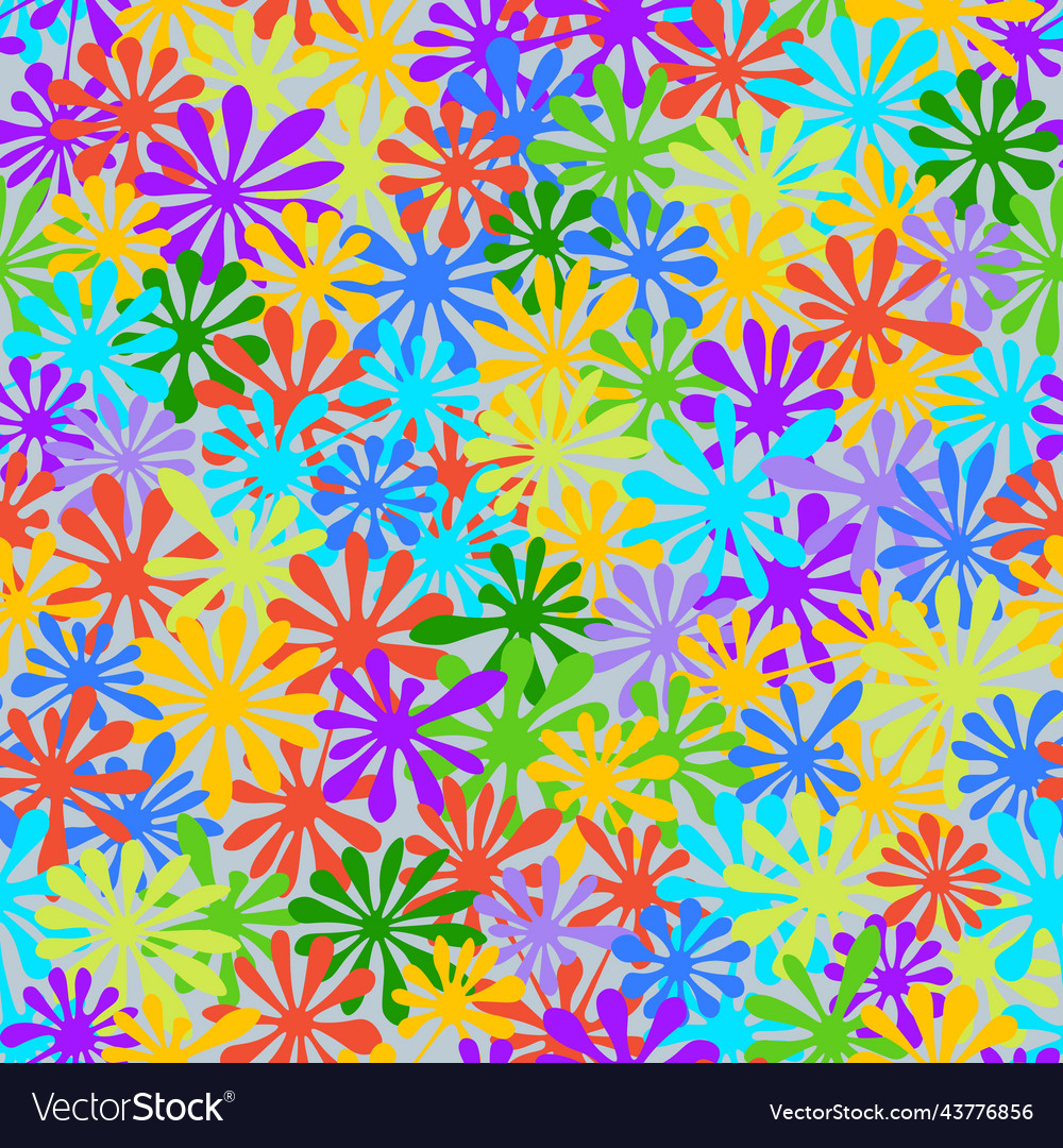 Rainbow colored seamless pattern Royalty Free Vector Image
