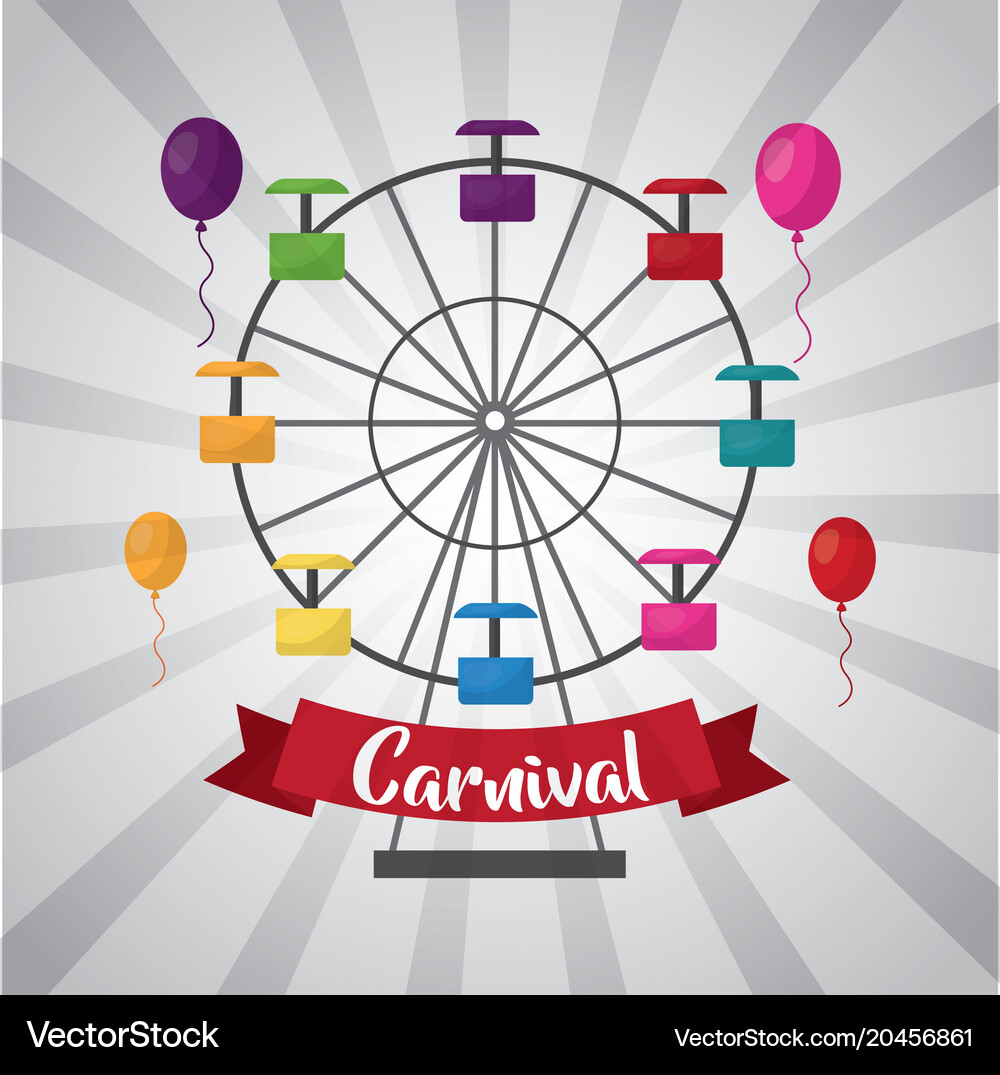 Carnival fair festival Royalty Free Vector Image
