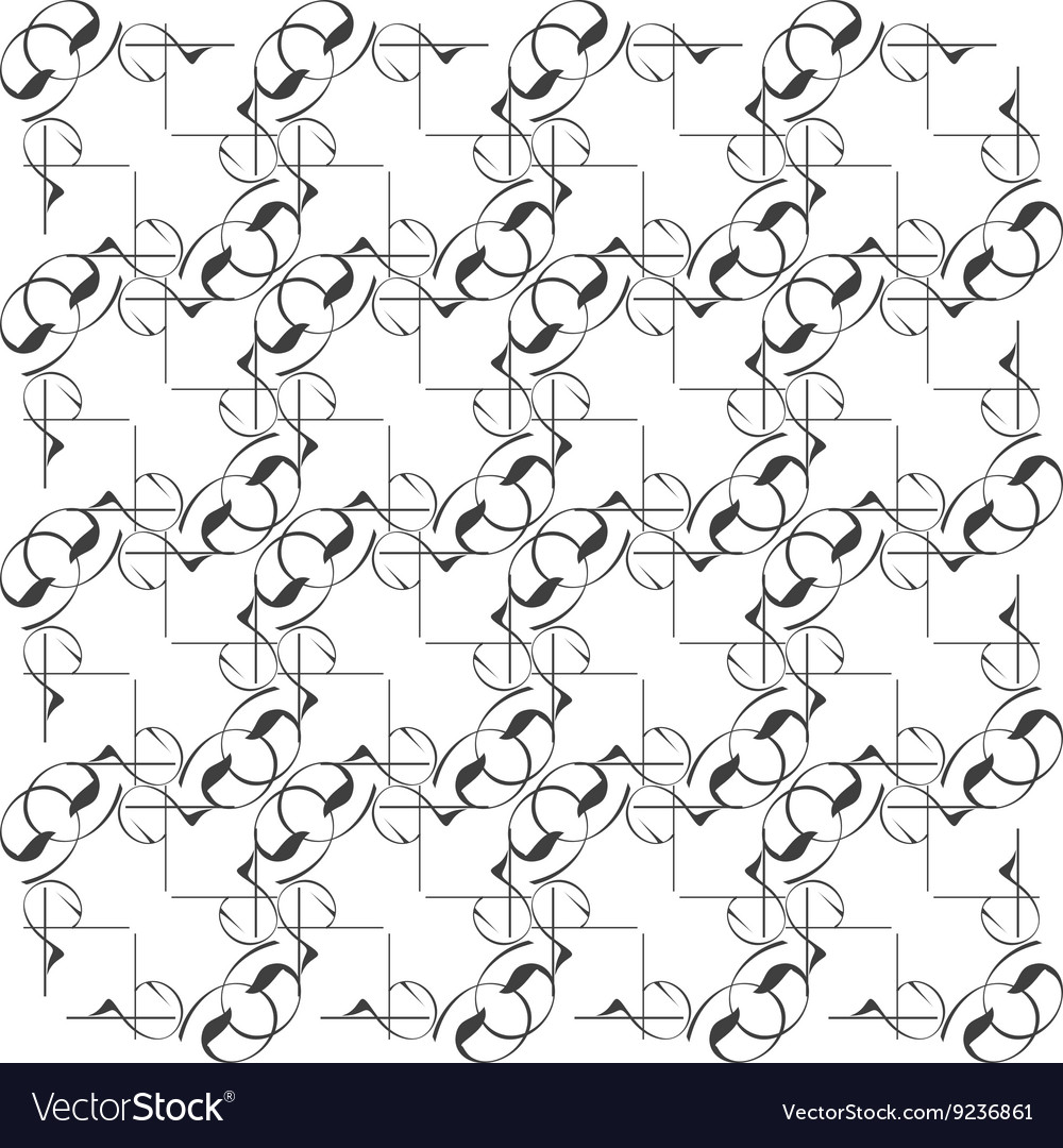 Monochrome seamless pattern Royalty Free Vector Image