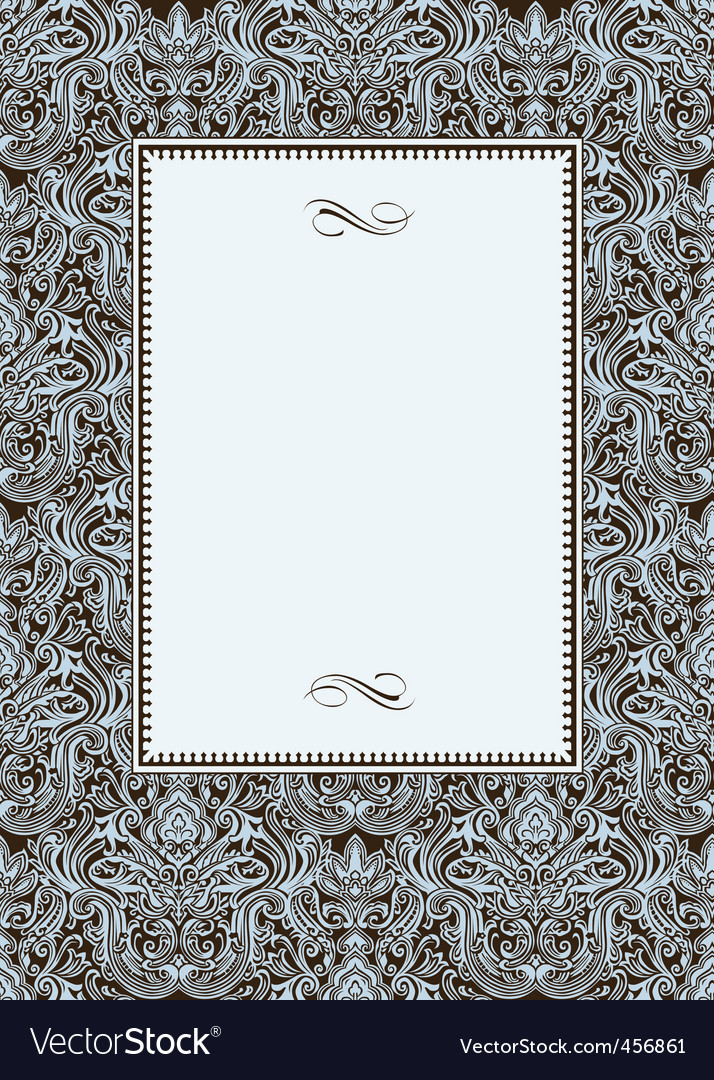 Pattern and frame Royalty Free Vector Image - VectorStock