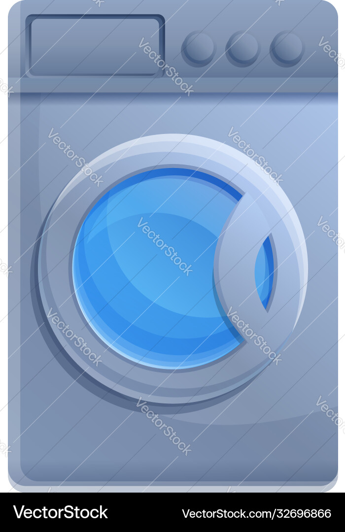 Tumble dry icon cartoon style Royalty Free Vector Image