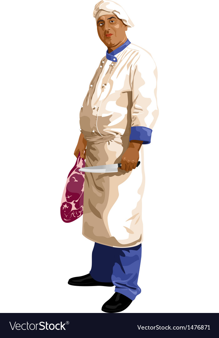 Butcher Royalty Free Vector Image - VectorStock