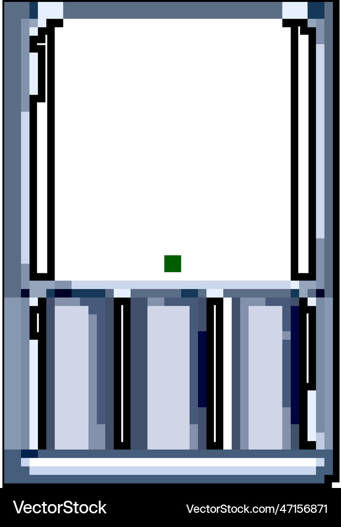 Symbol aa battery charger game pixel art Vector Image
