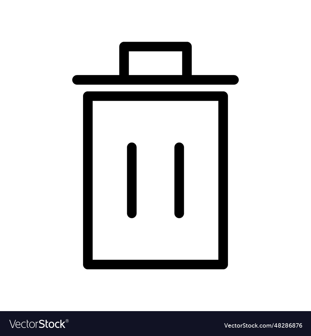 Delete icon Royalty Free Vector Image - VectorStock