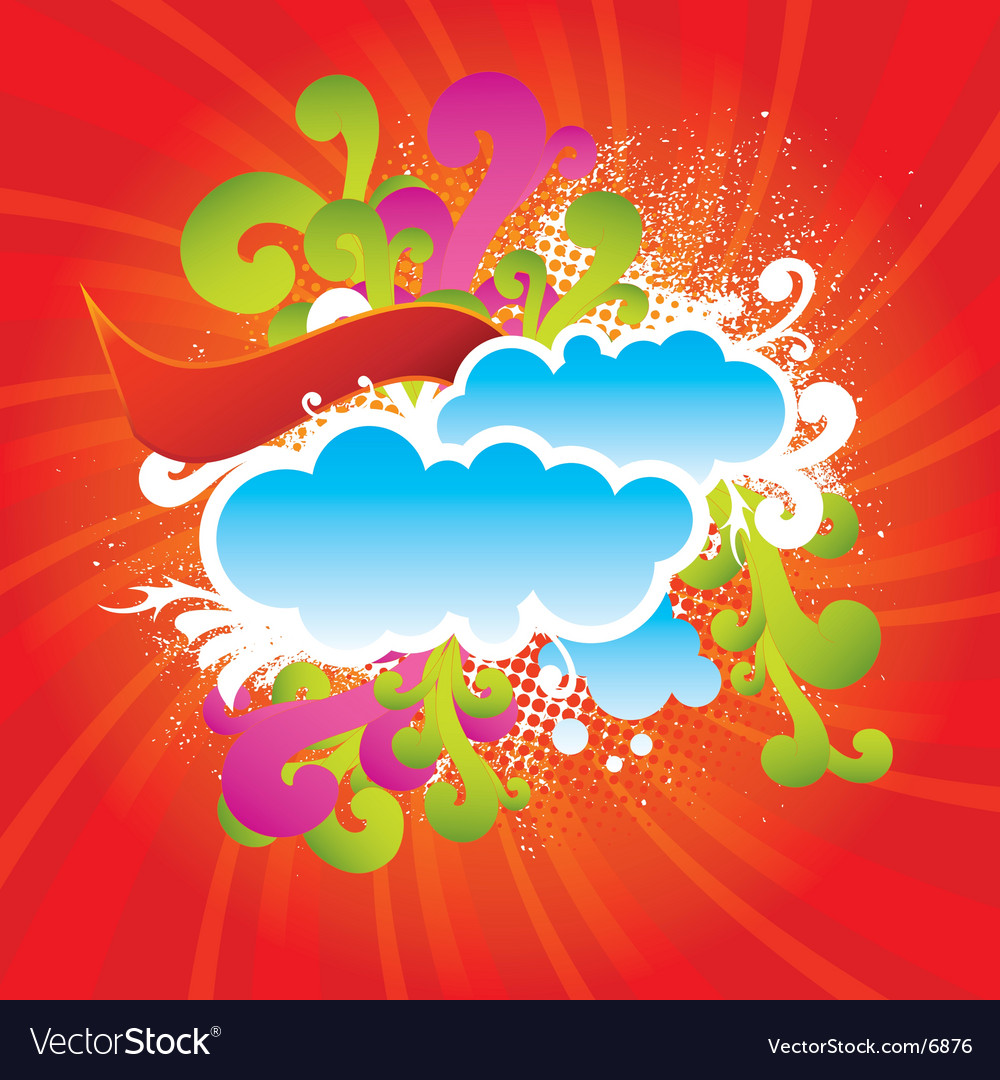 Funky frame Royalty Free Vector Image - VectorStock