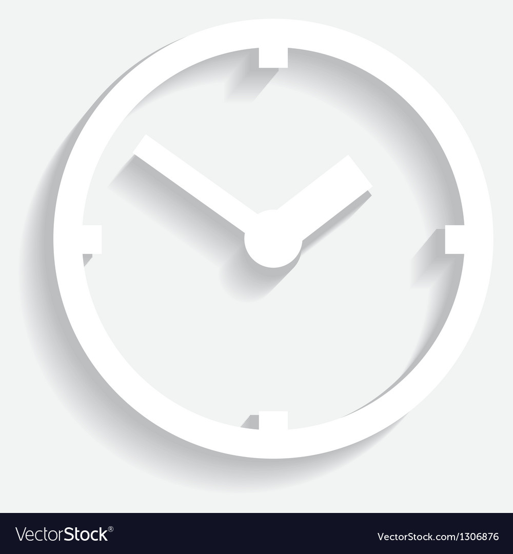 Modern Digital Clock Royalty Free Vector Image