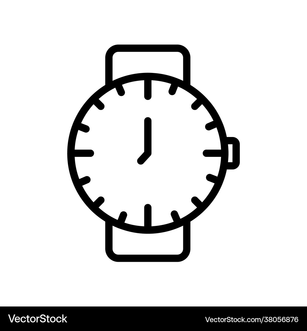 Watches icon outline style icon simple editable Vector Image