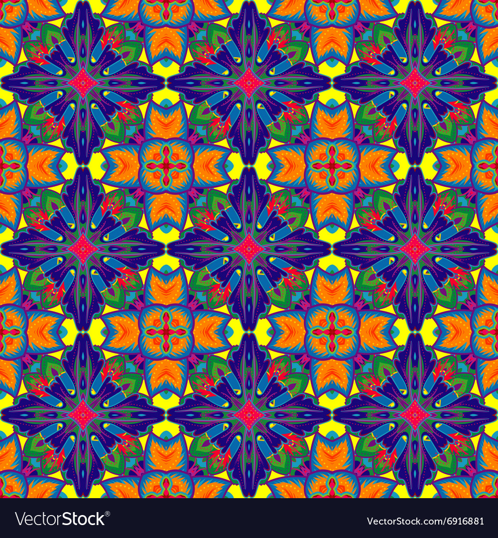 Abstract seamless patchwork background from Vector Image