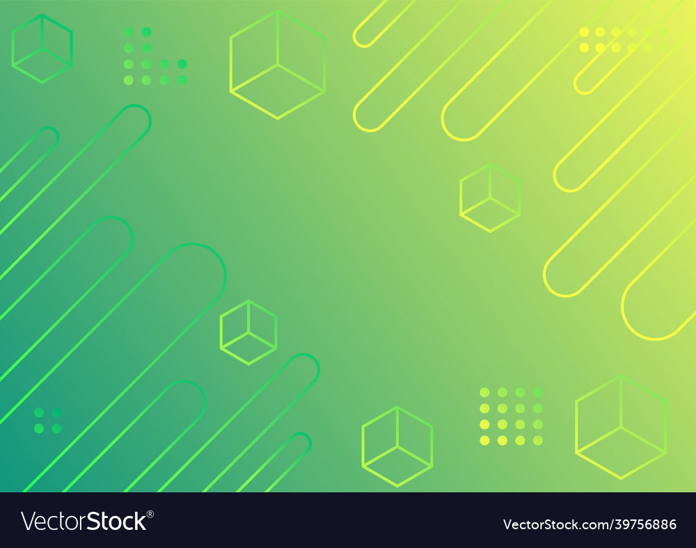 Abstract gradient geometry shape background Vector Image