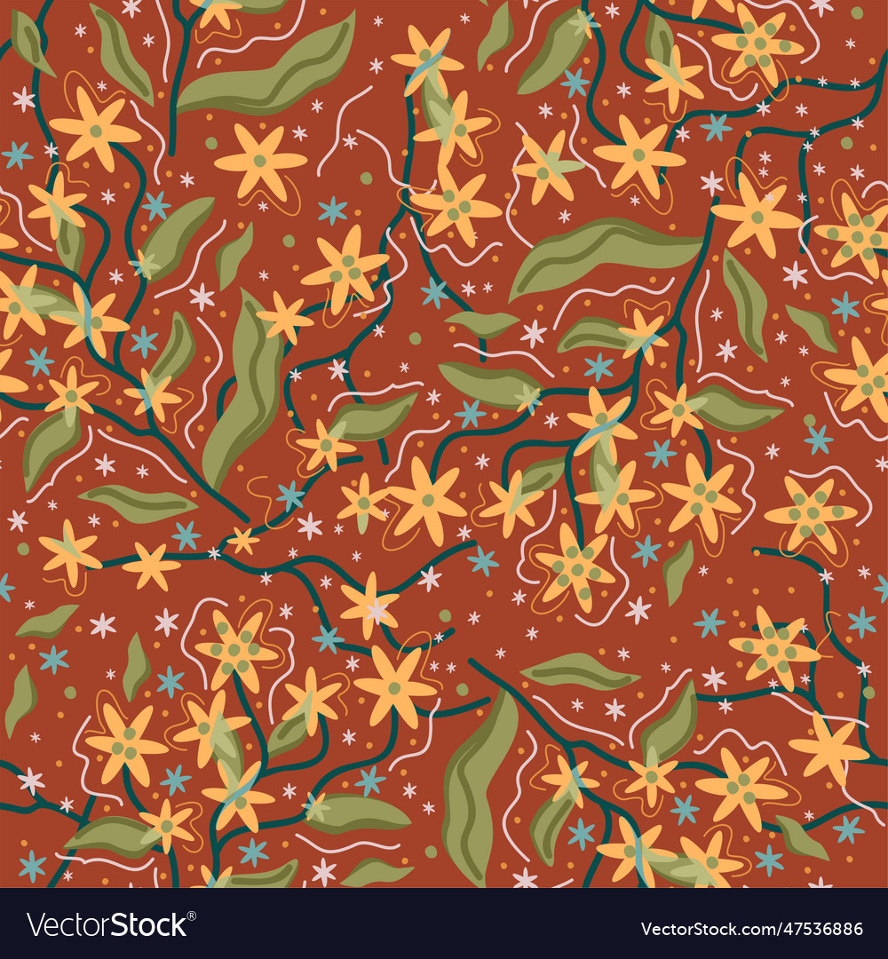 Boho pattern Royalty Free Vector Image - VectorStock