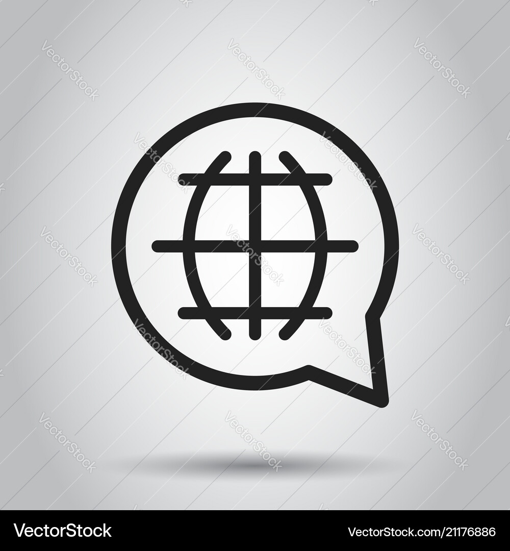 Choose or change language icon business concept Vector Image