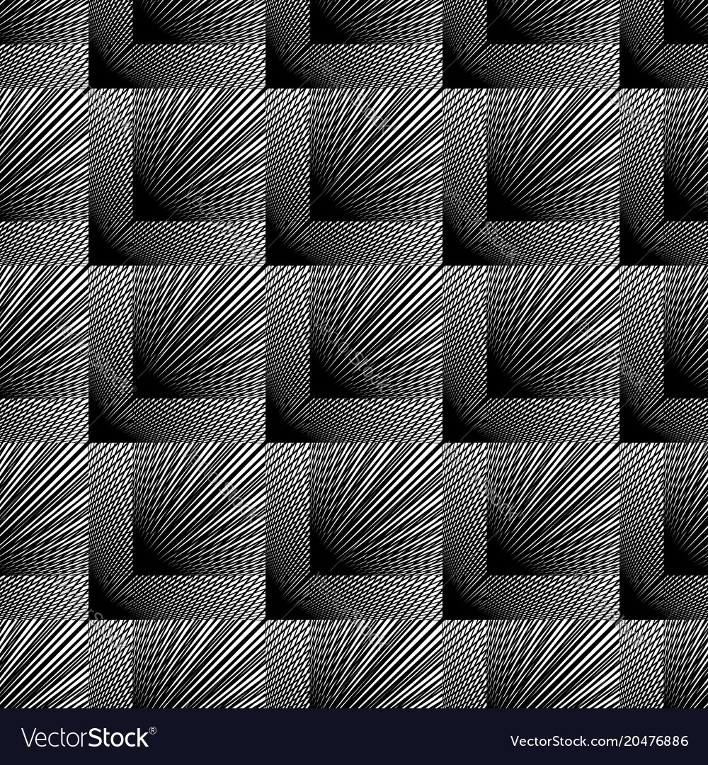 Design seamless monochrome geometric pattern Vector Image