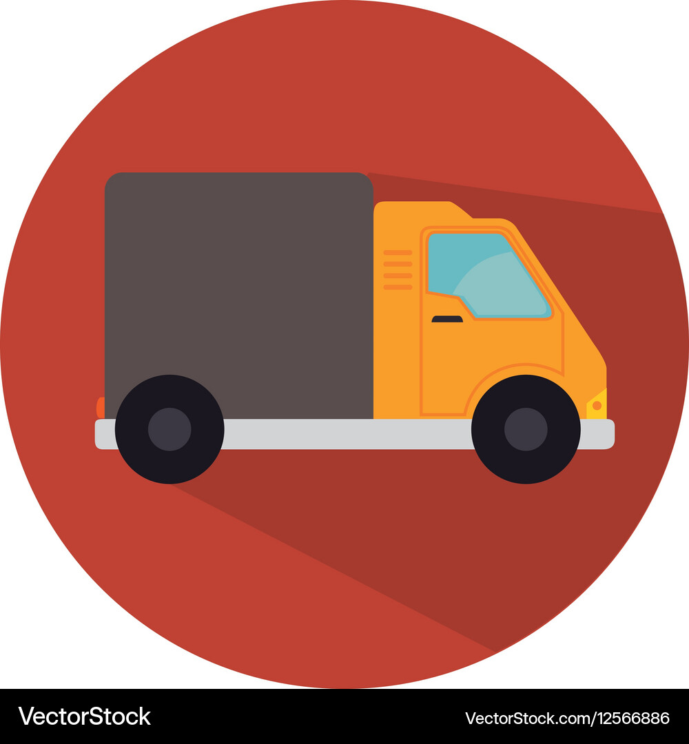 Truck delivery service icon Royalty Free Vector Image