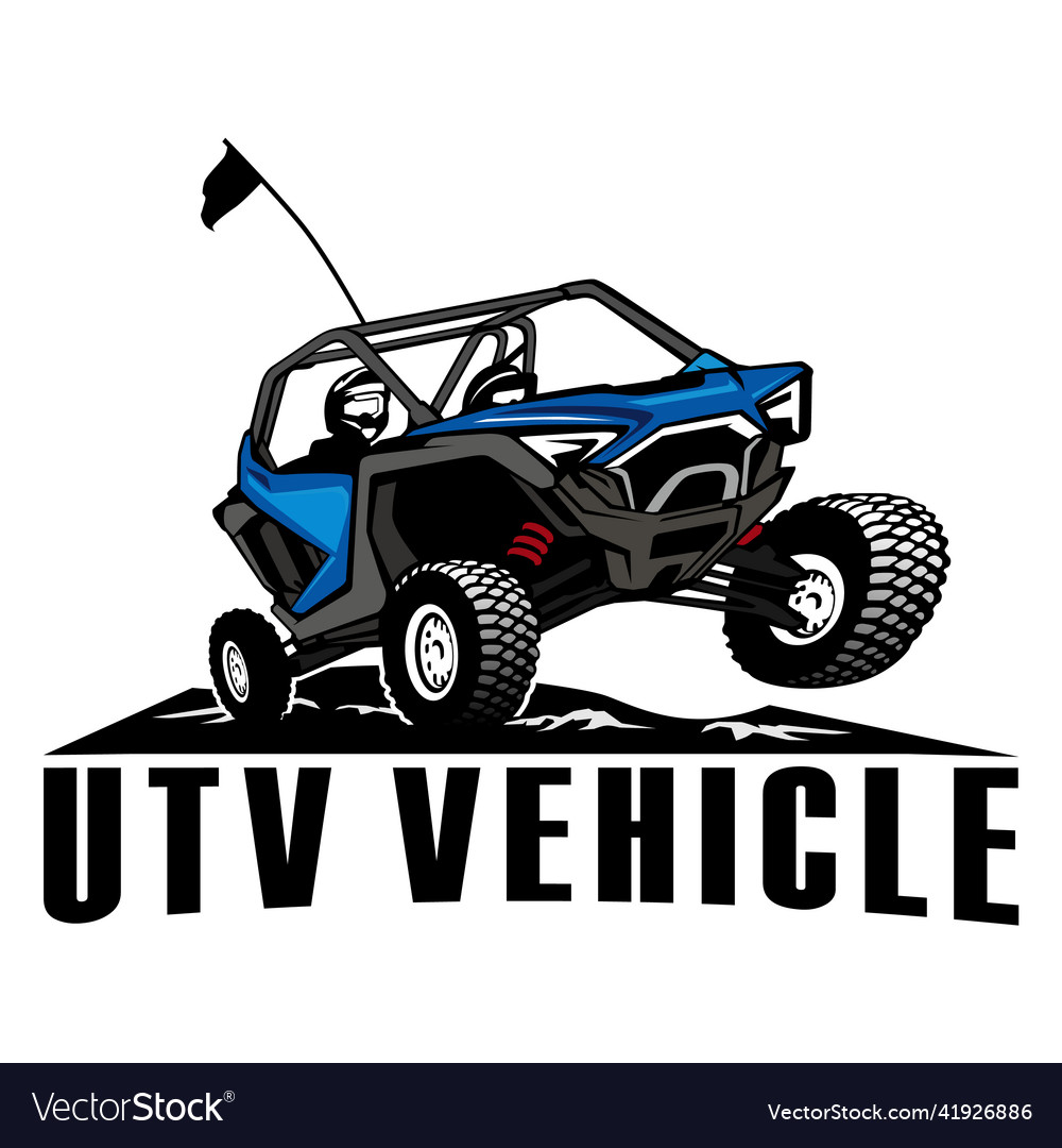 Utv logo design Royalty Free Vector Image - VectorStock