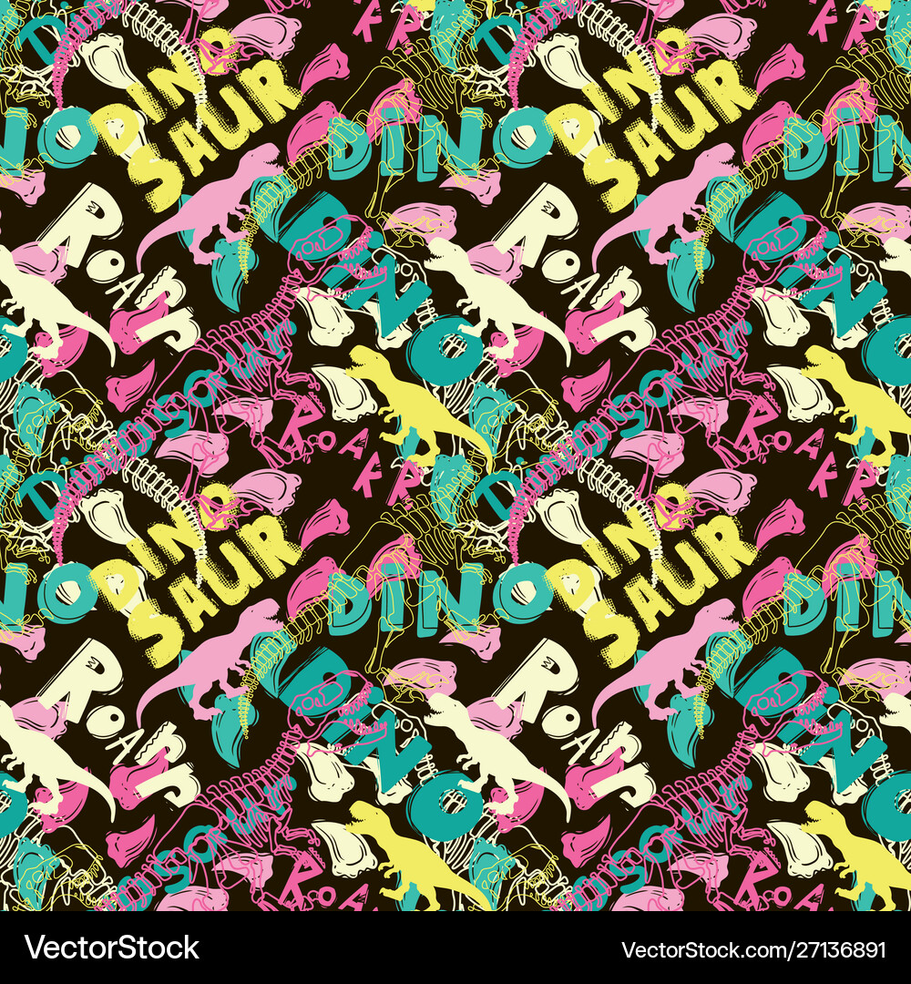 Abstract seamless pattern for girls boys Vector Image