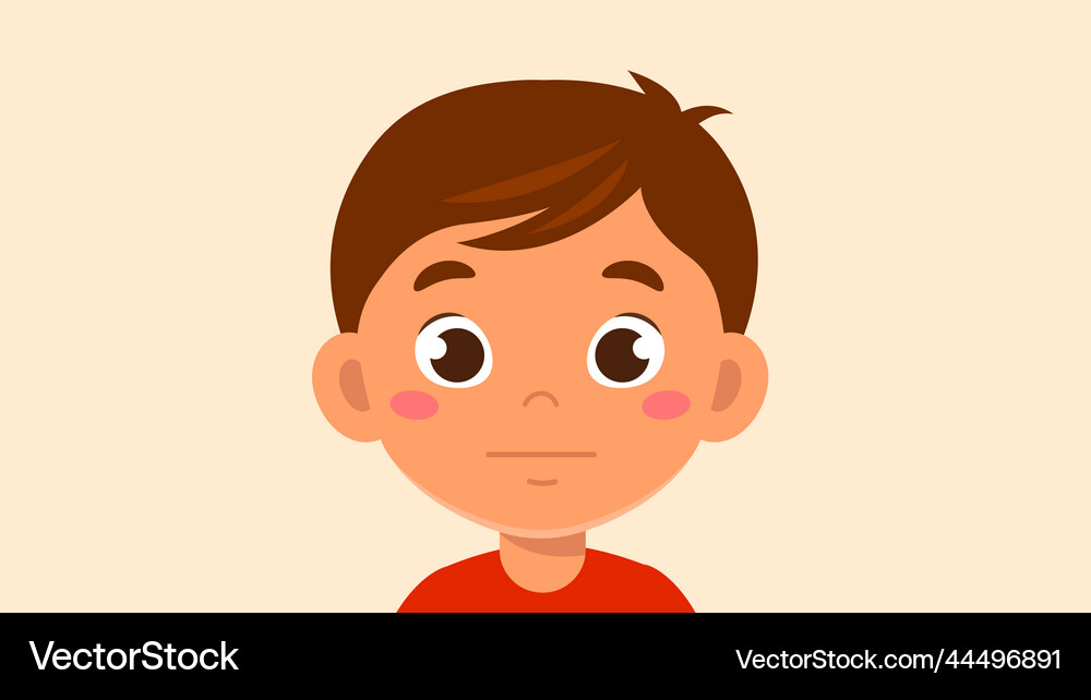 Child expresses different emotions Royalty Free Vector Image