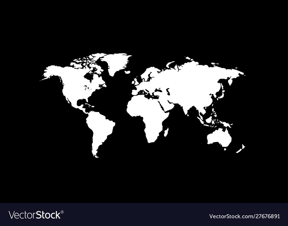 World map Royalty Free Vector Image - VectorStock