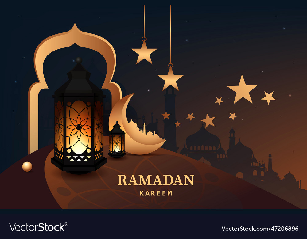 Festival for muslim holy month ramadan kareem Vector Image Festival for muslim holy month ramadan kareem Vector Image