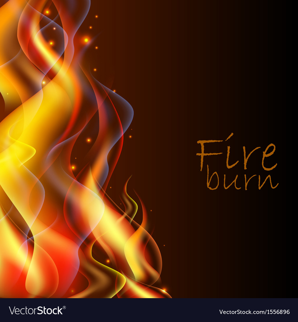 Fire background Royalty Free Vector Image - VectorStock