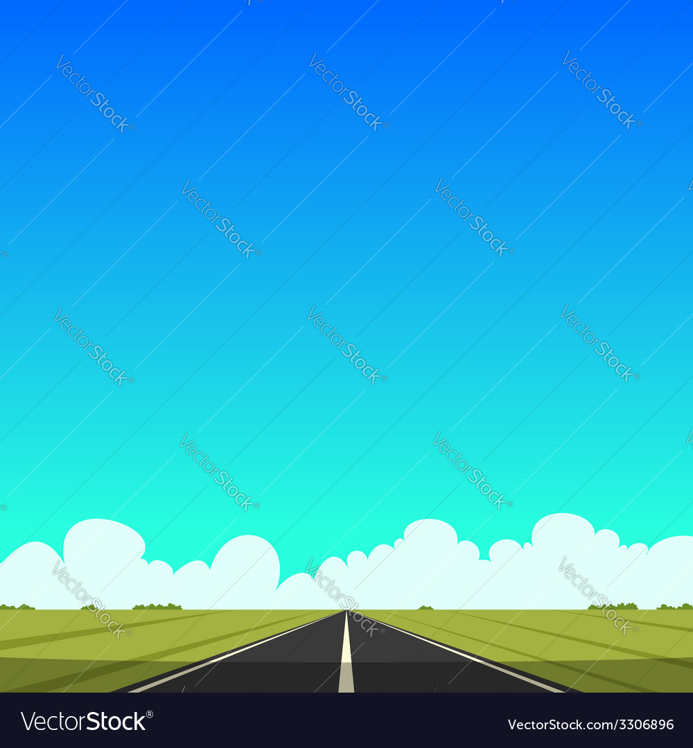 Road Royalty Free Vector Image - VectorStock
