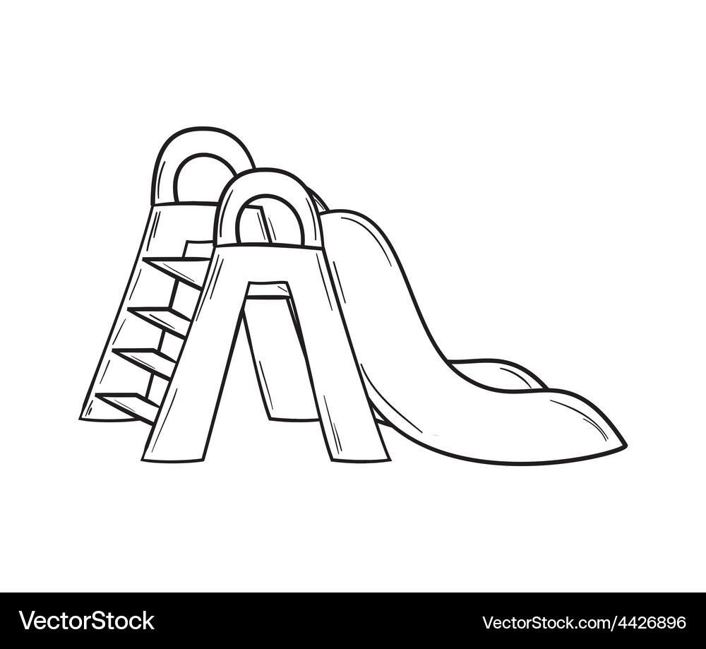 Sketch of the slider Royalty Free Vector Image
