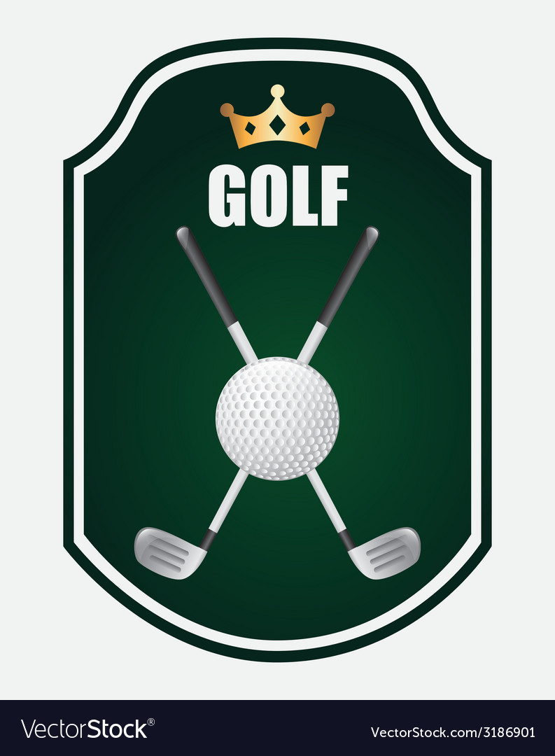 Golf design Royalty Free Vector Image - VectorStock