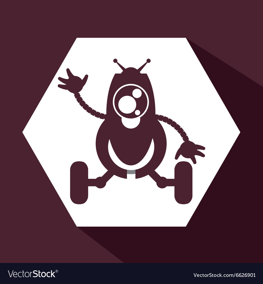 Robot and technology design Royalty Free Vector Image