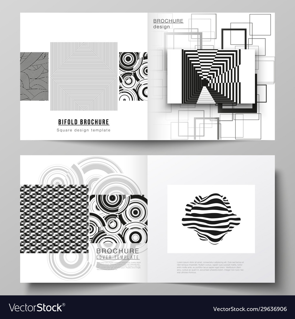Layout two covers templates Royalty Free Vector Image