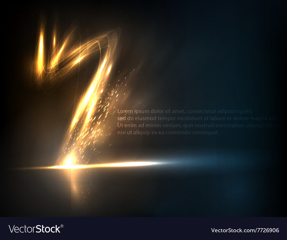 Lightning strike effect background Royalty Free Vector Image