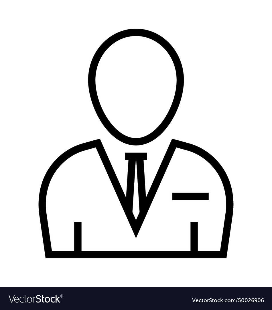 Manager icon Royalty Free Vector Image - VectorStock