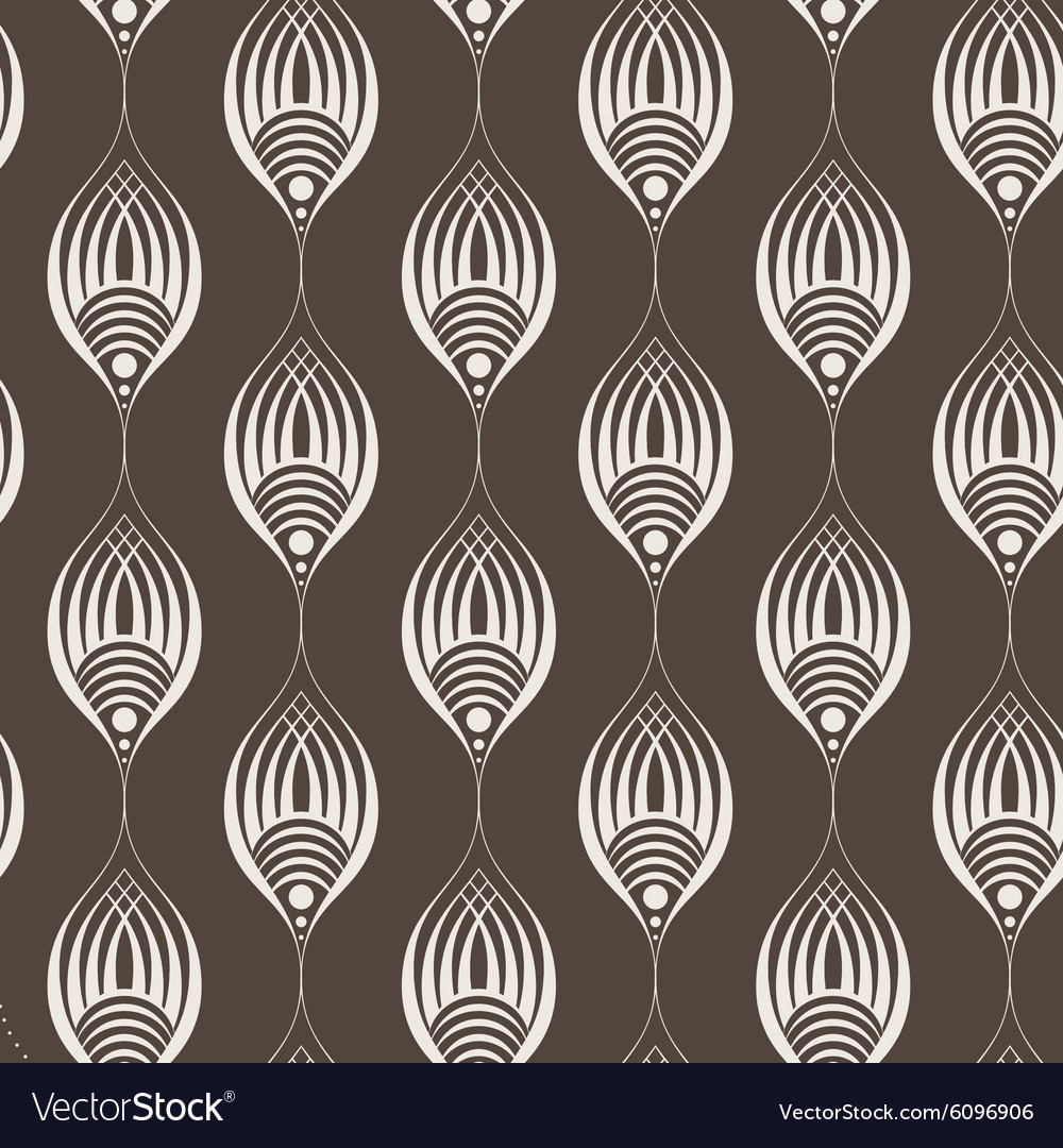 Seamless wallpaper pattern Royalty Free Vector Image