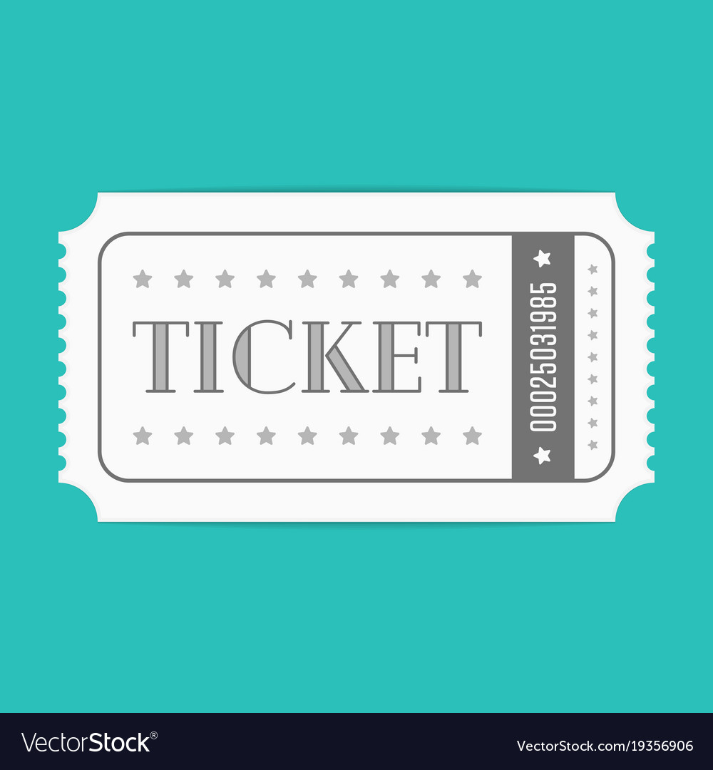 Ticket template Royalty Free Vector Image - VectorStock