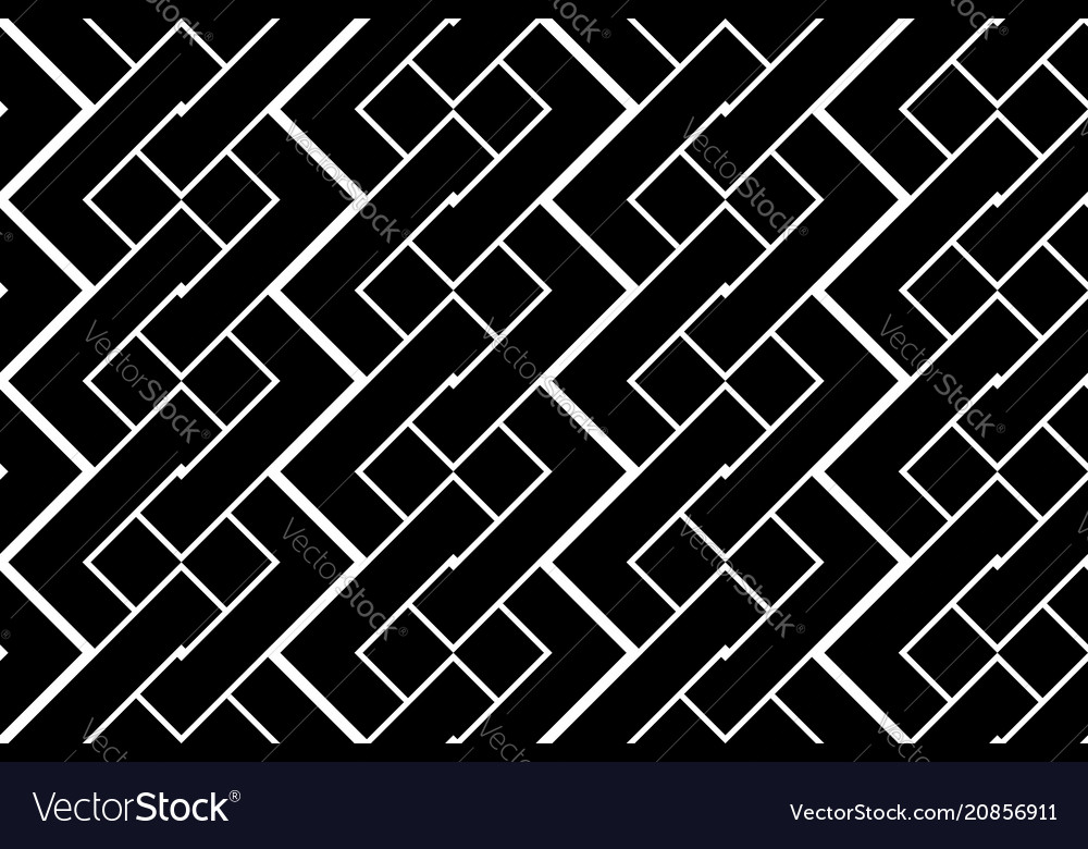 Design seamless monochrome geometric pattern Vector Image