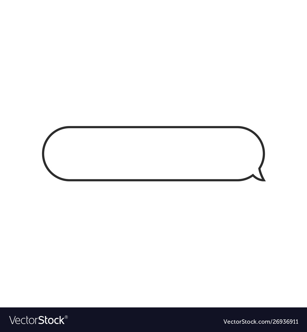 Message bubbles chat template message bubbles Vector Image