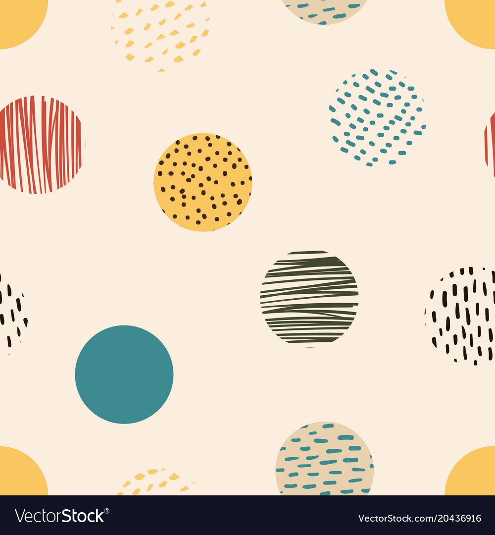 Circle background retro pattern Royalty Free Vector Image