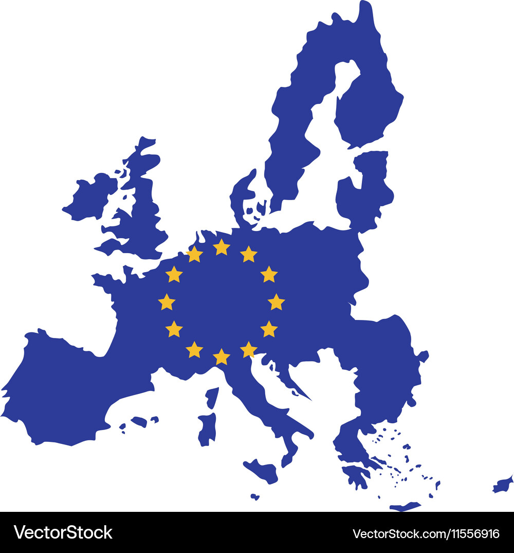 Isolated european union design Royalty Free Vector Image