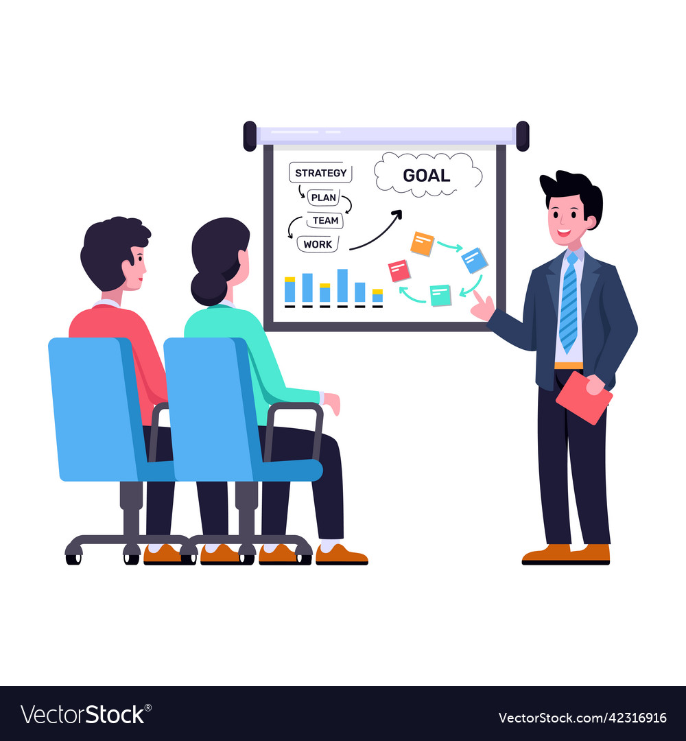 Project planning Royalty Free Vector Image - VectorStock