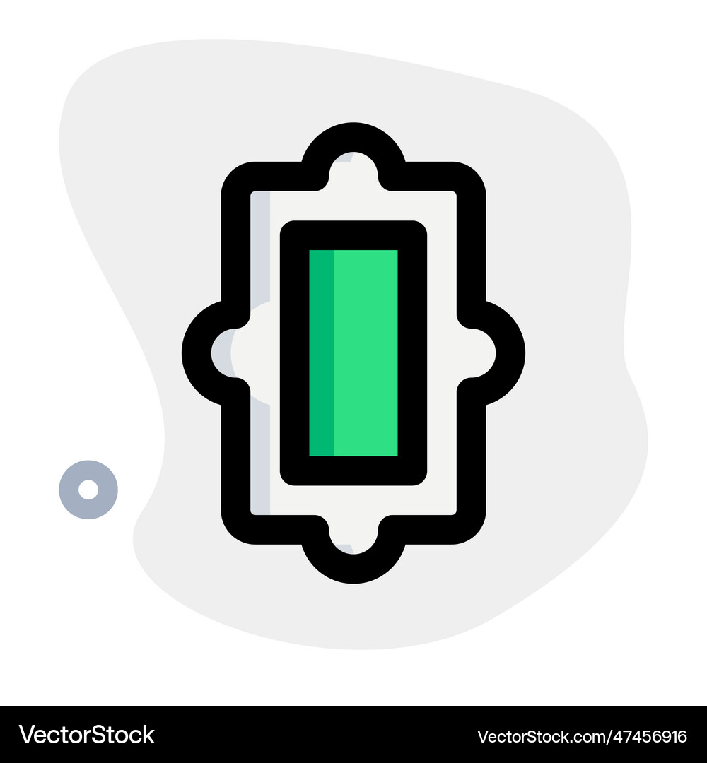 Stylish frame for displaying photos Royalty Free Vector