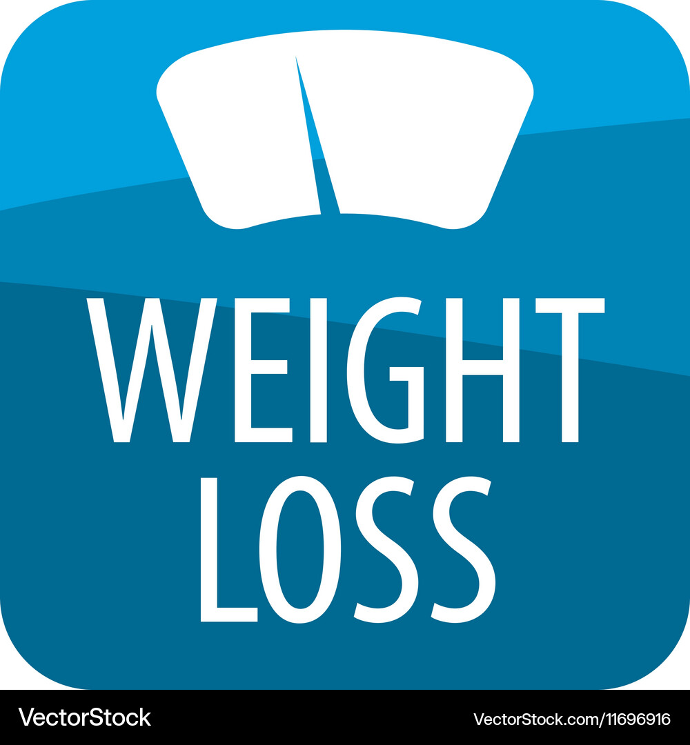 Weight loss logo Royalty Free Vector Image - VectorStock