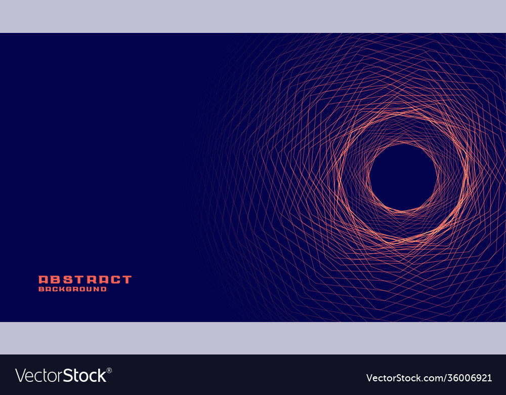 Circular lines visualization technology concept Vector Image