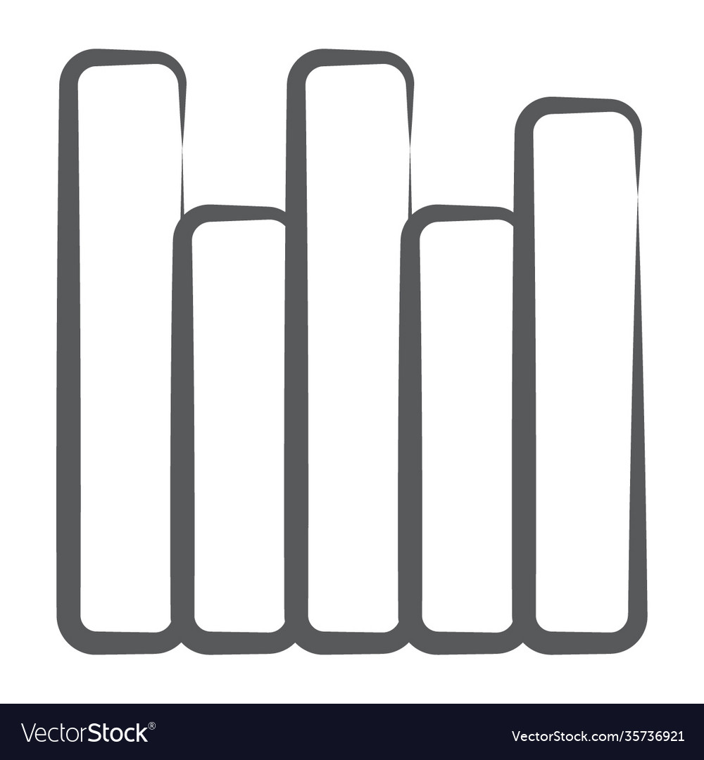Column graph Royalty Free Vector Image - VectorStock