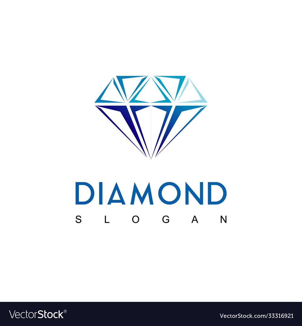 Diamond logo Royalty Free Vector Image - VectorStock